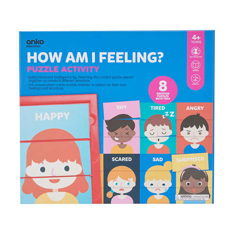 How Am I Feeling Puzzle Activity - Kmart NZ