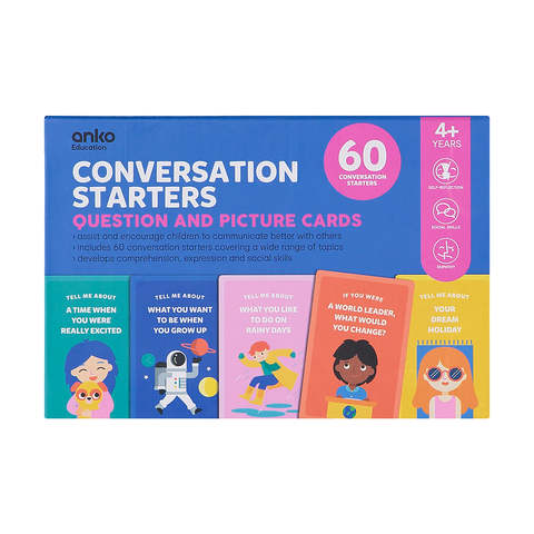 Conversation Starters Question and Picture Cards - Kmart NZ